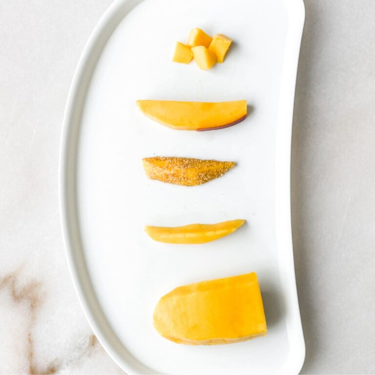 How To Serve Mango for Baby Led Weaning - Baby Led Bliss