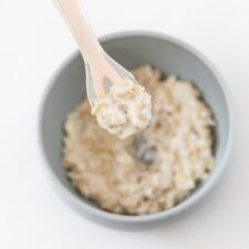 Baby Oatmeal Recipe with Rolled Oats - Baby Led Bliss