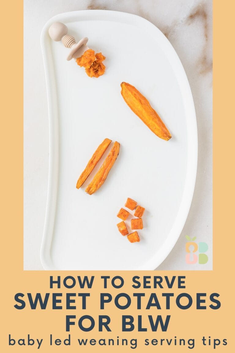 How To Serve Sweet Potatoes for Baby Led Weaning - Baby Led Bliss