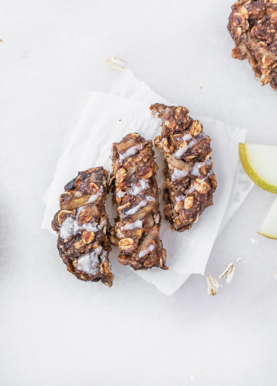 Pear Prune Oatmeal Breakfast Cookies for Baby & Toddler - Baby Led Bliss