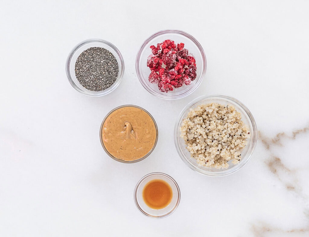 No Sugar Peanut Butter And Jelly Quinoa Protein Balls Baby Led Bliss