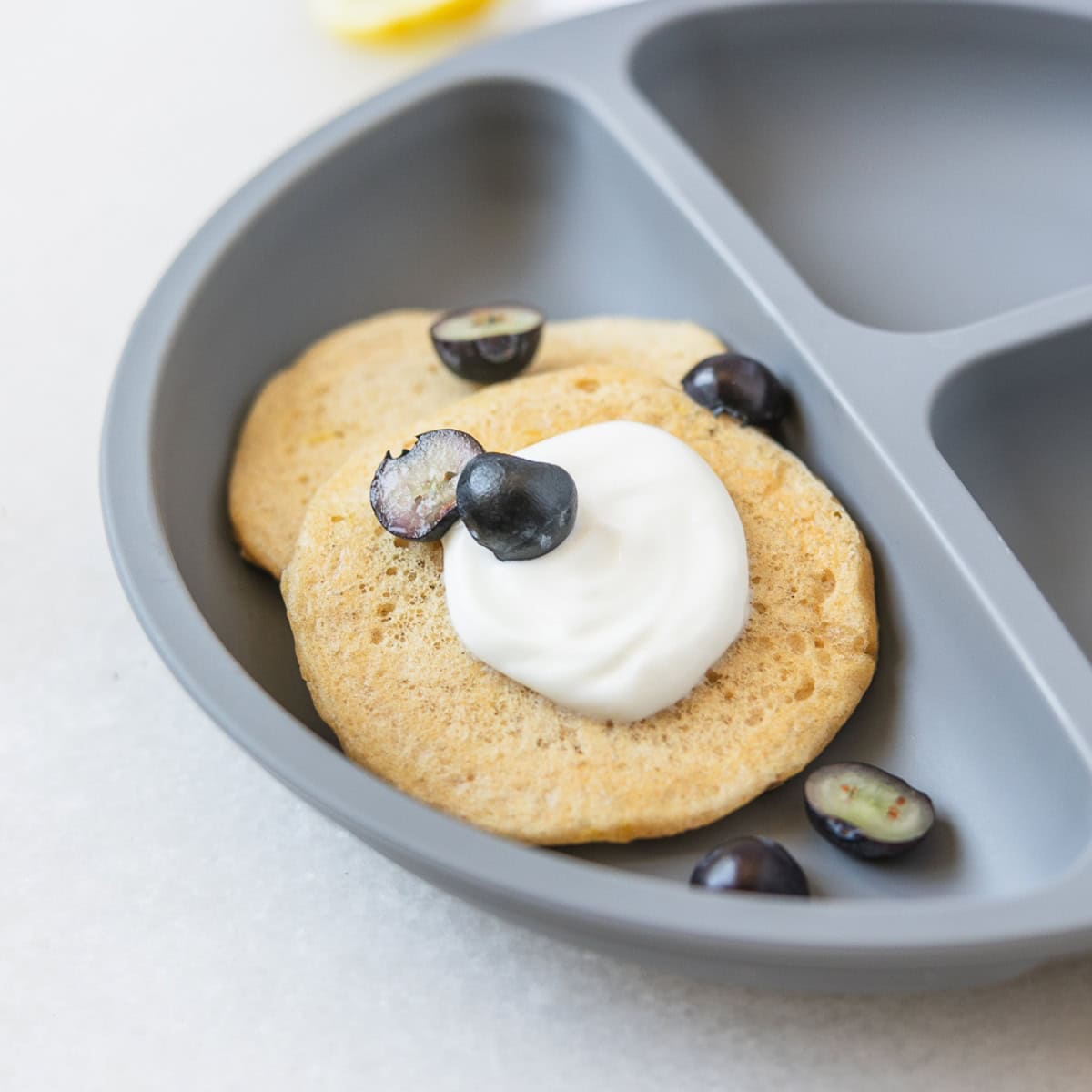 Healthy Ricotta Pancakes - Baby Led Bliss
