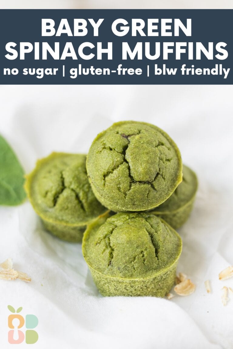 Easy Green Spinach Muffins for Baby & Toddler (Gluten-Free) - Baby Led ...